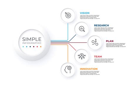 비즈니스 데이터 시각화 프로세스 차트 그래프 Parts 또는 Processes의 추상적 요소 비즈니스 프리젠테이션 벡터에 대한 스톡 벡터 아트 및 기타 이미지 Istock