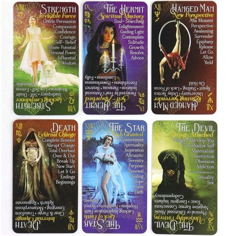 In2it Deck With Keywords 78 Cards Oracle Cards Card Deck For Beginners Learning Deck With