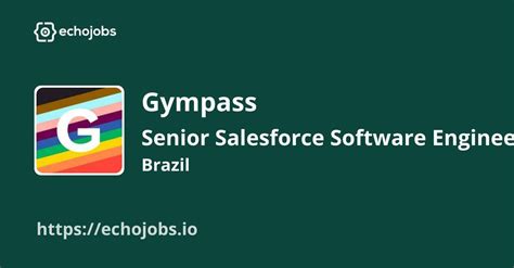 Gympass Is Hiring Senior Salesforce Software Engineer Dots Brazil Javascript Api Rechojobs