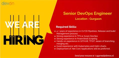 Taru Agarwal On Linkedin Hiringalert Devopsengineer Devopsjobs Devonjobs Wearehiring…