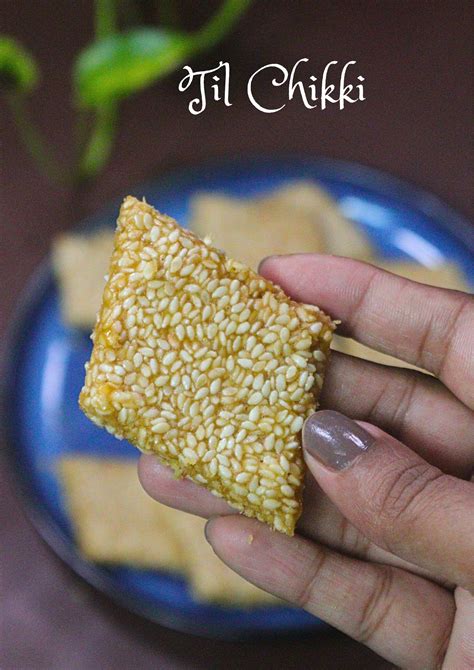 Crunchy Til Chikki Chikki Recipe Til Gajak Sesame Chikki