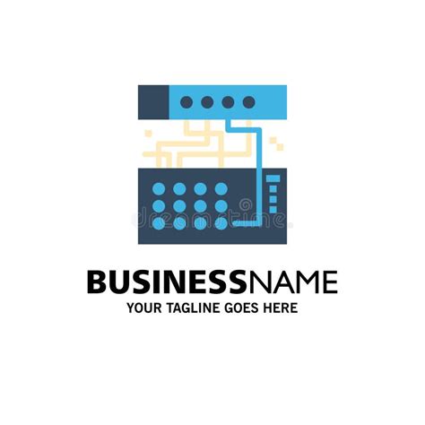 Analog Connection Device Module Sound Business Logo Template Flat
