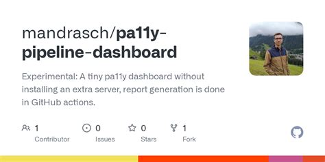 Github Mandraschpa11y Pipeline Dashboard Experimental A Tiny Pa11y Dashboard Without