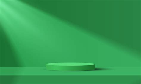 기하학적 형태의 추상적인 최소 장면 파란색 배경의 실린더 연단 제품 발표 조롱 화장품 연단 무대 받침대 또는 플랫폼을 보여줍니다