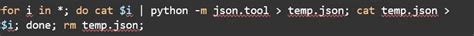 Command Line Formatting Of Multiple Json Files Centos 7 Flatirons