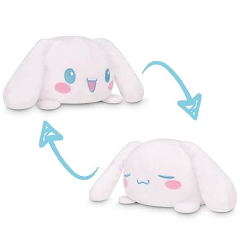 Teeturtle The Officially Licensed Reversible Sanrio Plushie Cinnamoroll Show Your Mood
