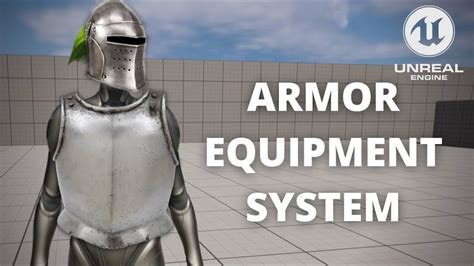 How To Make A Armor Equipment System In Unreal Engine 5 Youtube
