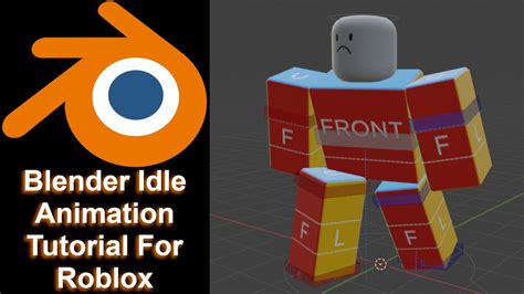 How To Make A Simple Idle Animation For Roblox Blender Youtube