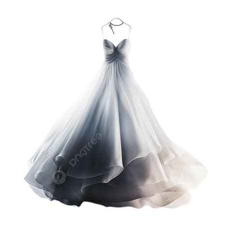 블랙 그라데이션 드레스 숙녀 스커트 드레스 검은색 Png 일러스트 및 이미지 에 대한 무료 다운로드 Pngtree