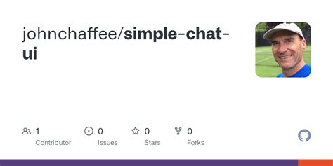 github johnchaffee simple chat ui