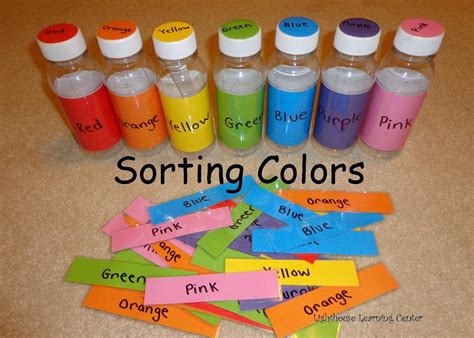 Lighthouse Learning Center Sorting Colors
