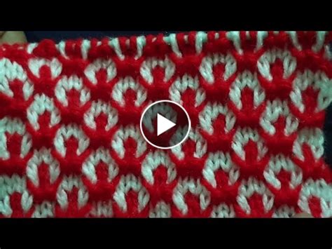 Easy Knitting Pattern 211 Two Colours Knitting Design Two Colou