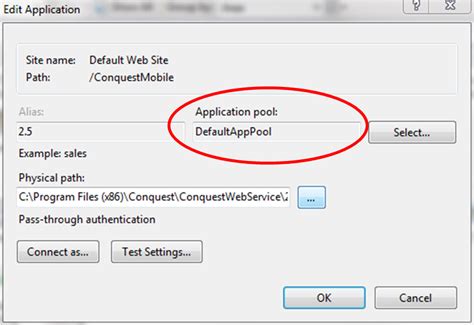 Set The Microsoft Net Framework Version In Iis 7