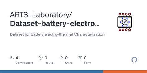 Github Arts Laboratory Dataset Battery Electro Thermal