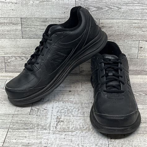 New Balance 577 Black Leather Walking Shoes Me577bk U Gem
