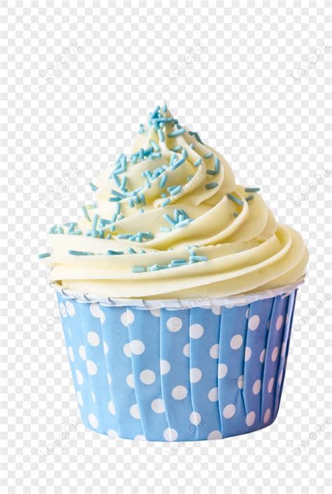 블루 컵 케익 Png 일러스트 무료 다운로드 Lovepik