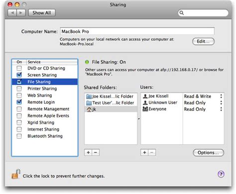 Set Up File Sharing Macworld