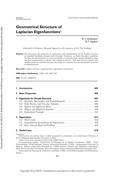 pdf geometrical structure of laplacian eigenfunctions dokumen tips