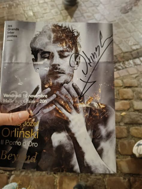 Went To See Orliński And Got An Autograph Fantastic Performance By One