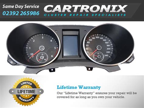 vw golf 6 instrument cluster dash repair