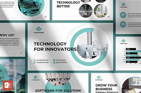 It Software Powerpoint Presentation Template On Behance