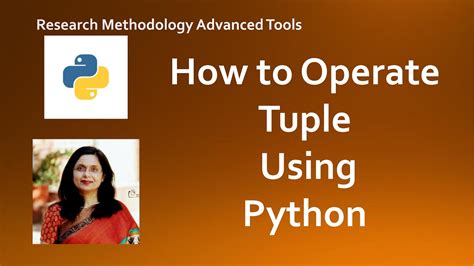 how to operate tuple using python python python tuple data frame using python youtube