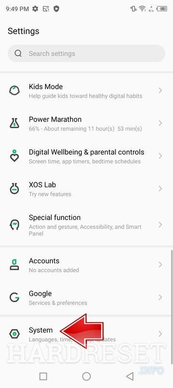Update Software Infinix Hot I