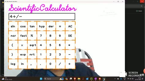 🚀🔥 Virtual Scientific Calculator With Opencv And Media Pipe 🔥 Durga