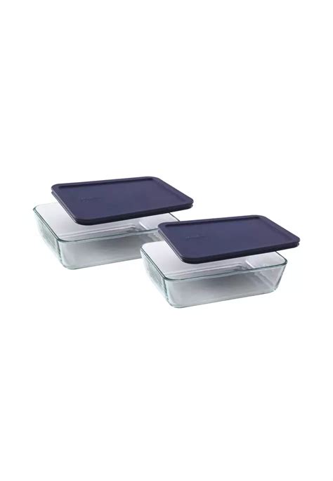 Buy Pyrex Pyrex 2pcs Simply Store Rectangle Glass Food Storage