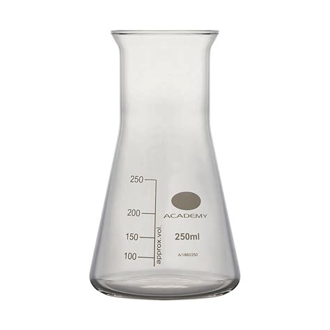 Flask Conical Flask Wide Neck Borosilicate Glass Academy Science