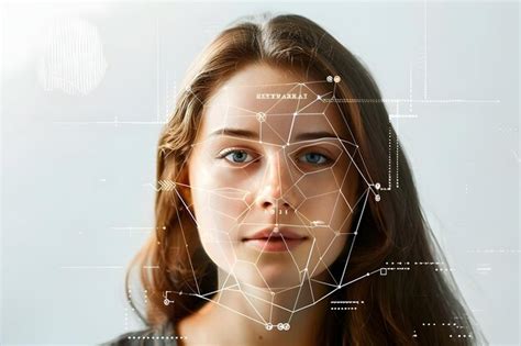 Premium Photo Facial Recognition Technology Biometric Security And Ai Identification With