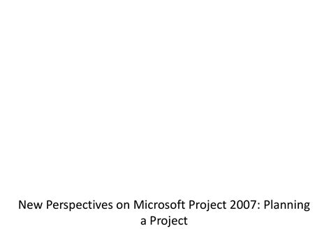 planning project advanced project management lecture slides docsity