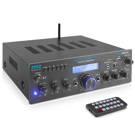 Pyle Pda5bu0 Home Bluetooth Amplifier Receiver With Fm Radio Mp3usbsdaux 68888776967 Ebay