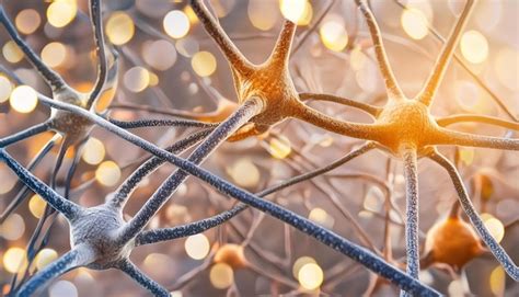 premium photo microscopic neural network abstraction interconnected