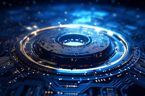 Quantum Computing And Cryptography Future Vision Premium Ai Generated Image