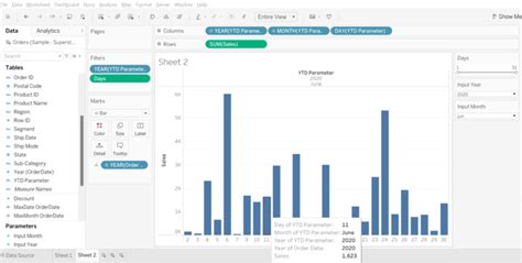 Set Date Parameter To Match The Selected Year Month And Date Parameters