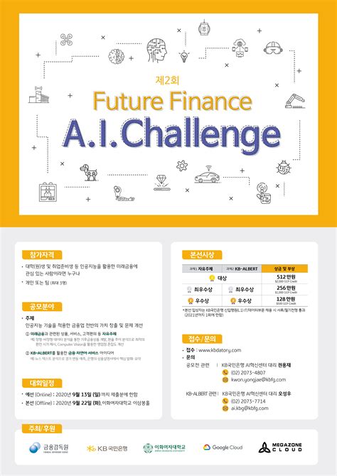 제2회 Future Finance Ai Challenge 모집 공고 포스터 삼육대학교