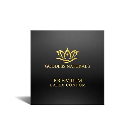 Premium Latex Condom Inside A Black Condom Wallet Goddess Naturals