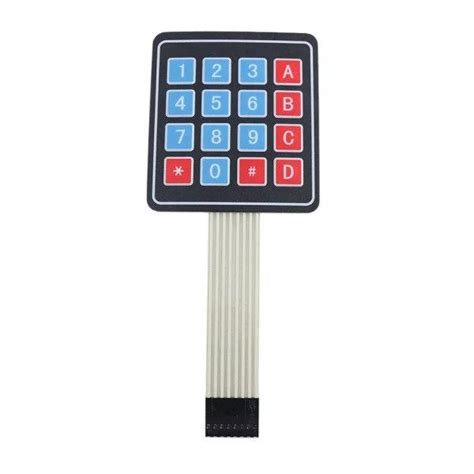4x4 Matrix Keyboard16 Key Membrane Switch Keypad For Arduino By Robodj