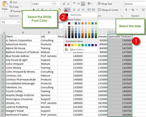 hide data in a worksheet in excel [how to] theapptimes