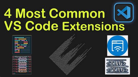 4 Most Common Vs Code Extensions For Front End Web Developers To Boost
