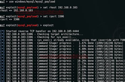 Hack Metasploitable 3 Using Mysql Service Exploitation Hacking Articles