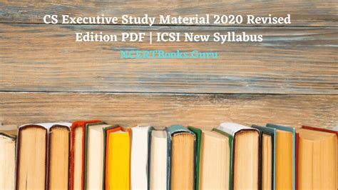 CS Executive Study Material Old New Syllabus ICSI Reference Books