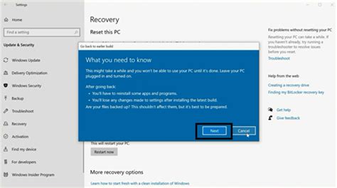 How To Roll Back Windows 10 Version 2004 May 2020 Update