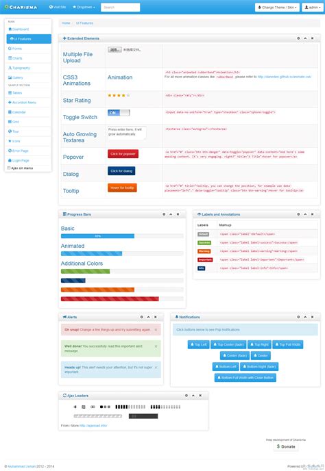 Bootstrap响应式后台管理系统html5模板网站后台css模板cms模板网站后台html模板我爱模板网 提供下载各种免费建站