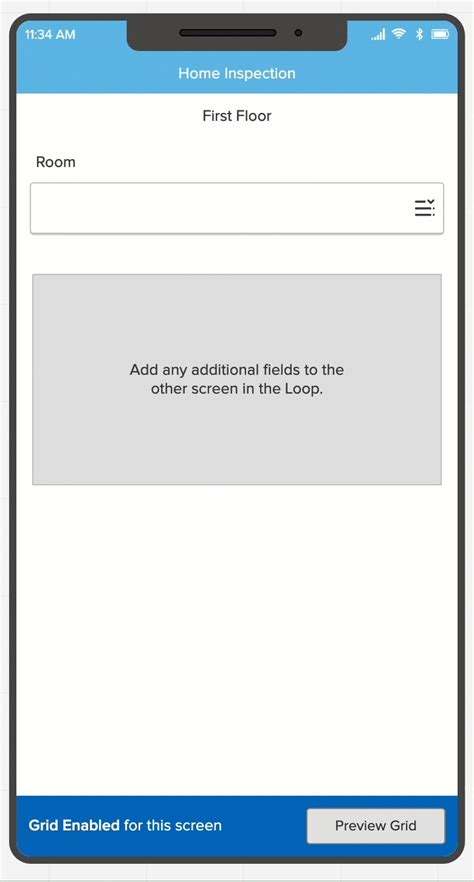 Can I Make My Loop Screen Look Like A Table In The Legacy Builder