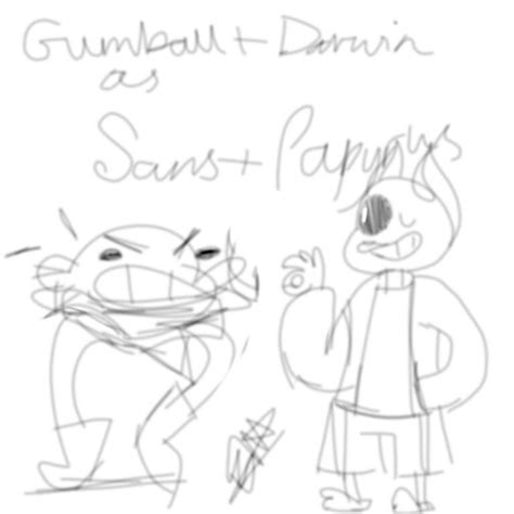 Some Tawog X Undertale Sketches The Amazing World Of Gumball Amino