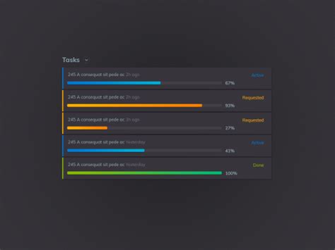 Status Designs Created By Ui Desgn Daily