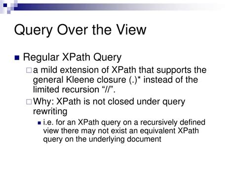 Ppt A View Based Security Framework For Xml Powerpoint Presentation