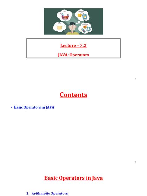 lecture 3 2 operators and control statements in java pdf control flow mathematical logic